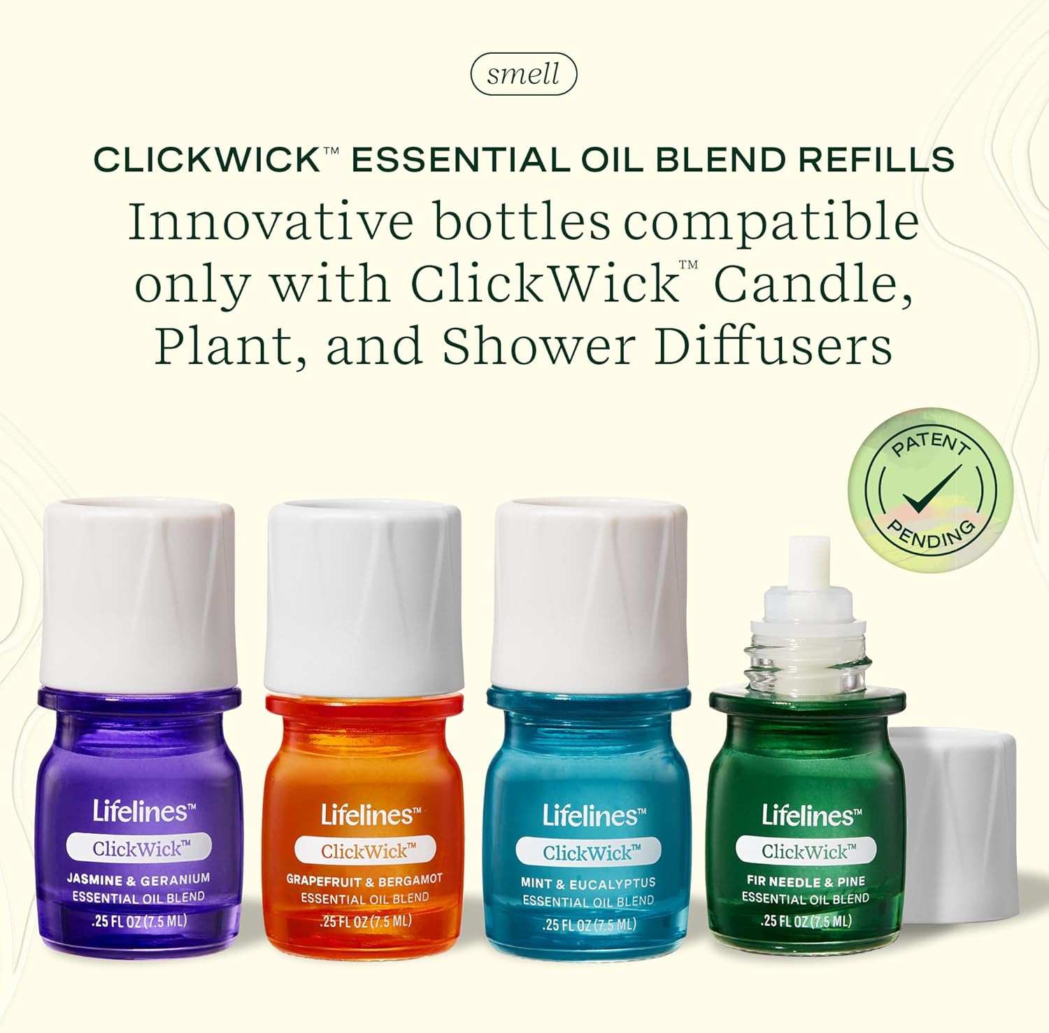 ClickWick Oil Refill 4-Pack for Flameless Candle Diffuser | Stacys ...