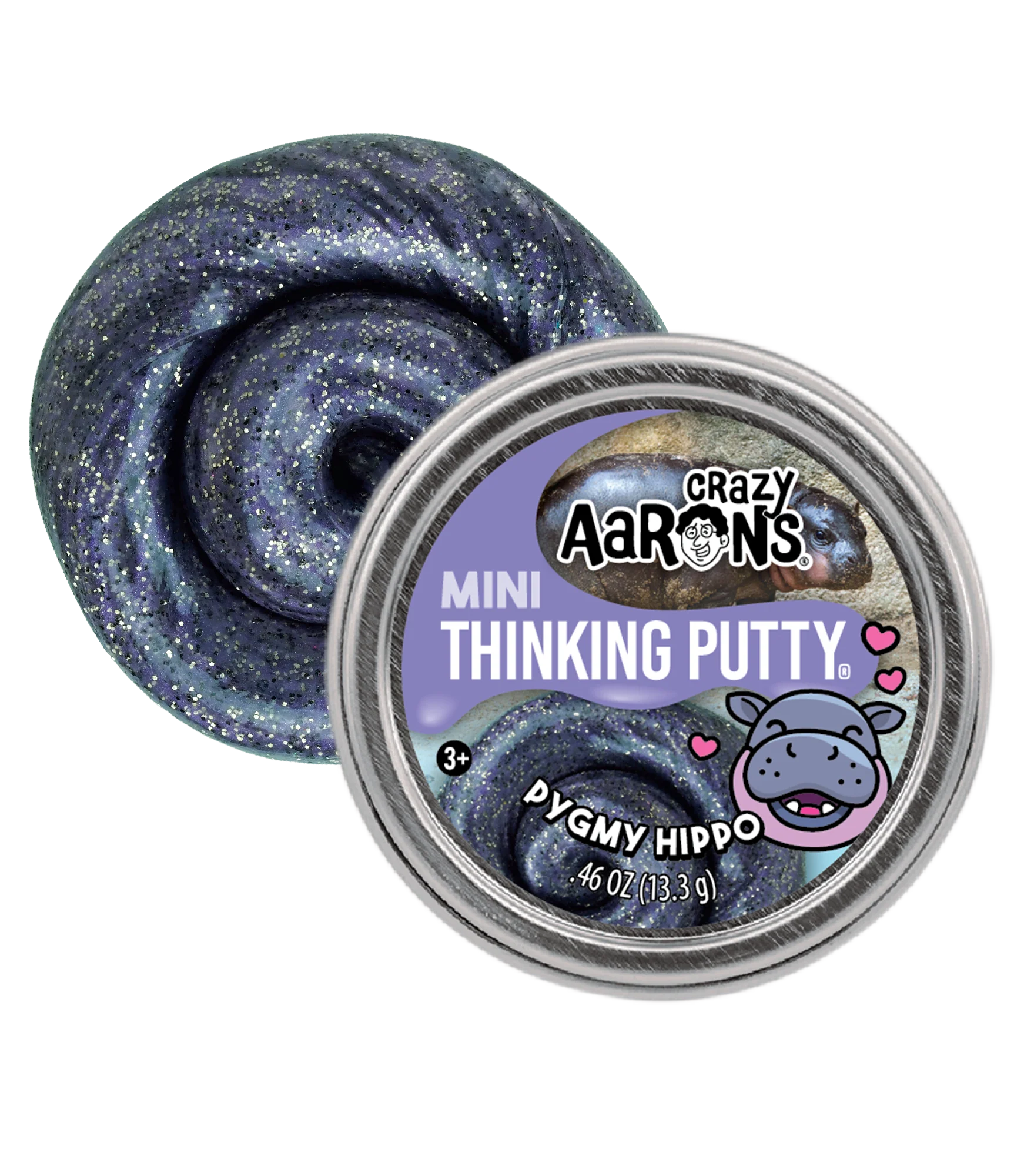 Crazy Aaron's Pocket Putty - Pygmy Hippo | Stacys Sensory Solutions