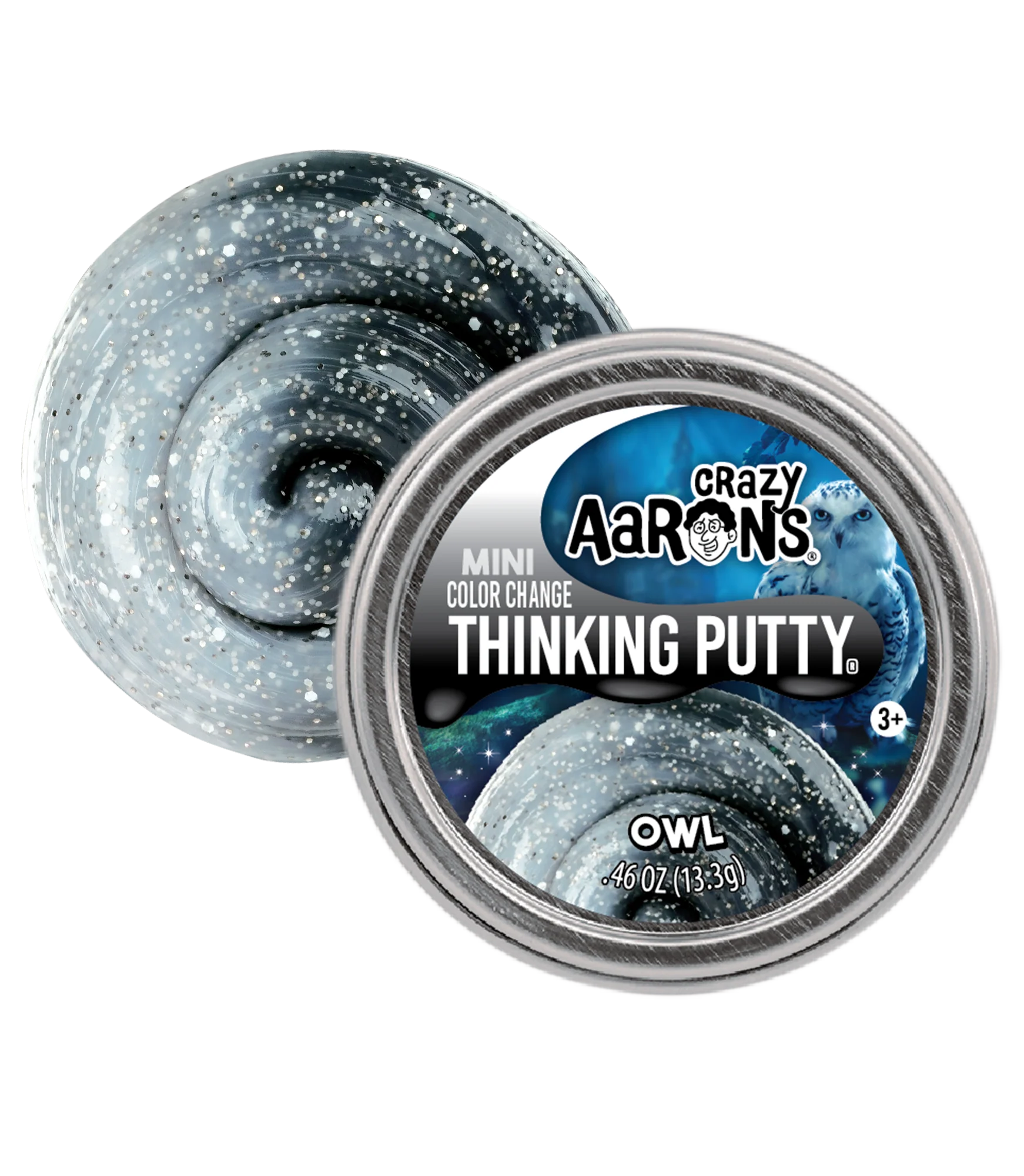 Crazy Aaron's Pocket Putty - Owl | Stacys Sensory Solutions