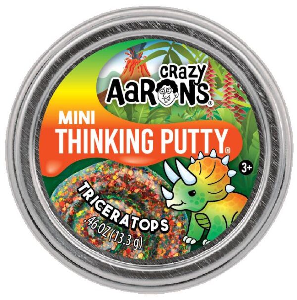 Crazy Aaron's Pocket Putty - Triceratops | Stacys Sensory Solutions