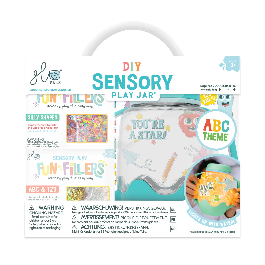 Light-Up DIY Sensory Play Jar Set - ABC | Stacys Sensory Solutions
