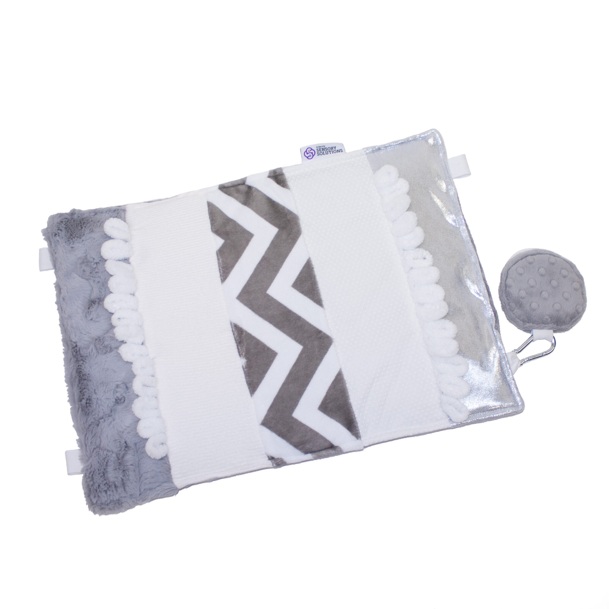Weighted Textured Lap Pad - Gray & White Chevron- 13" X 19" 3 lbs ...